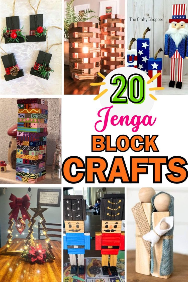 20 Genius Jenga Block Crafts That Are Too Cute to Handle