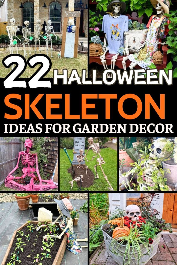 Turn Your Garden into a Bone-Afide Party With These 22 Skeleton ...