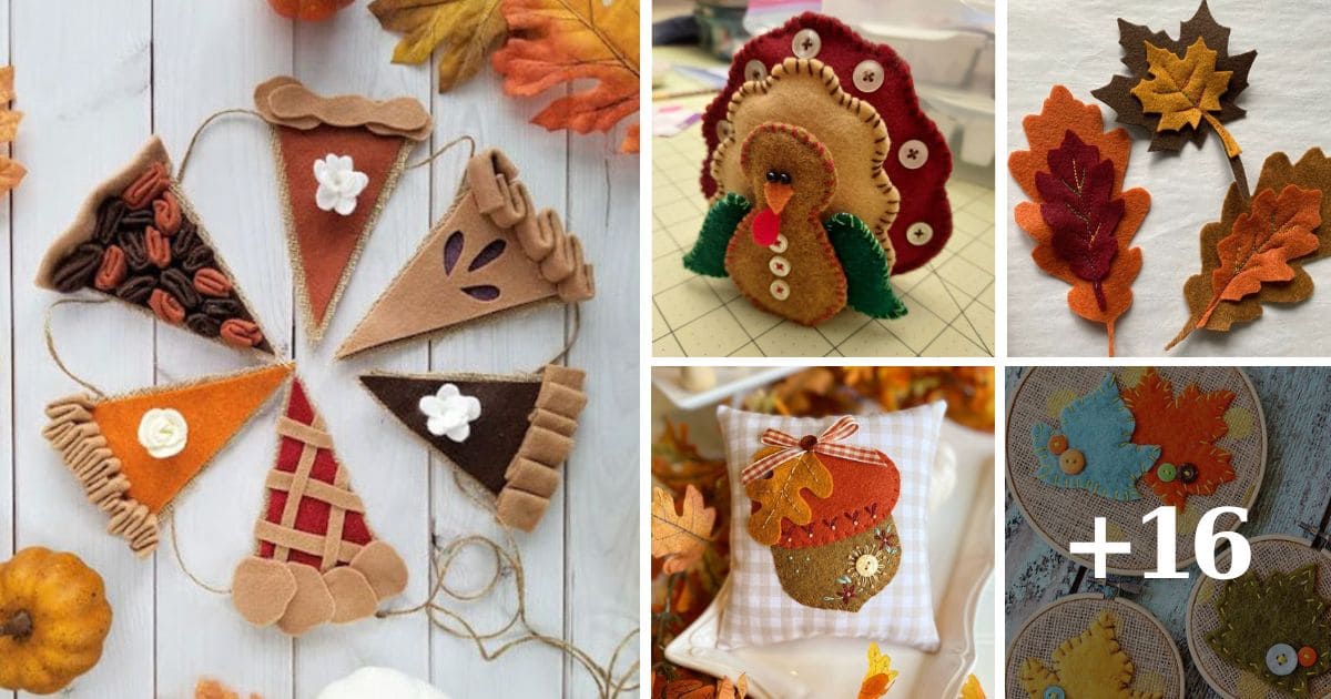 Here're 20 Lovely Fall Felt Crafts You Must Try This Season