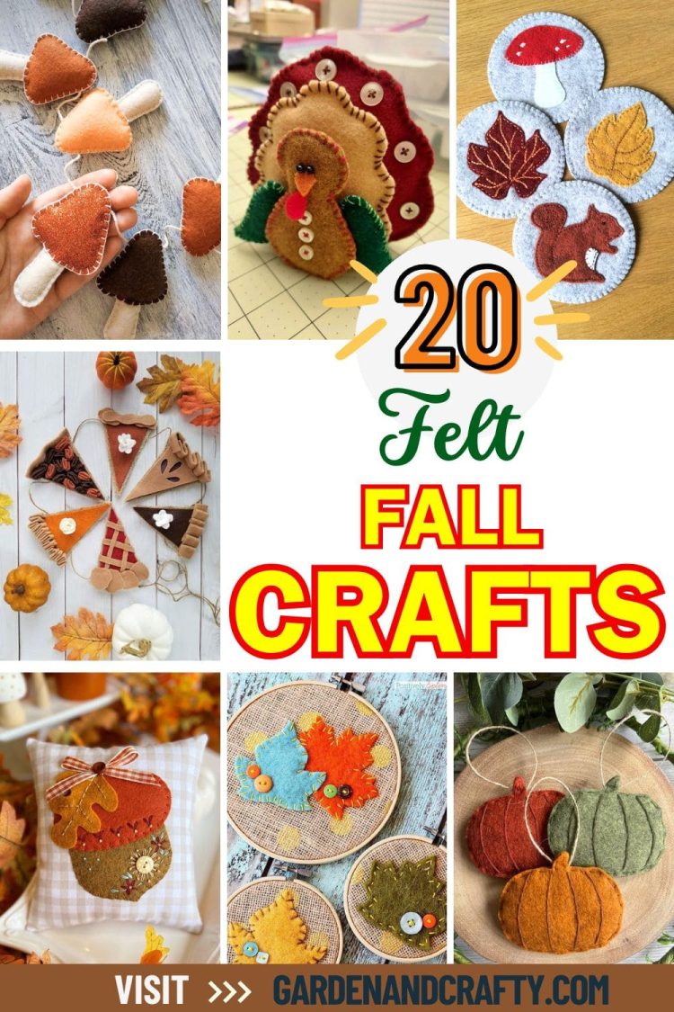 Here're 20 Lovely Fall Felt Crafts You Must Try This Season