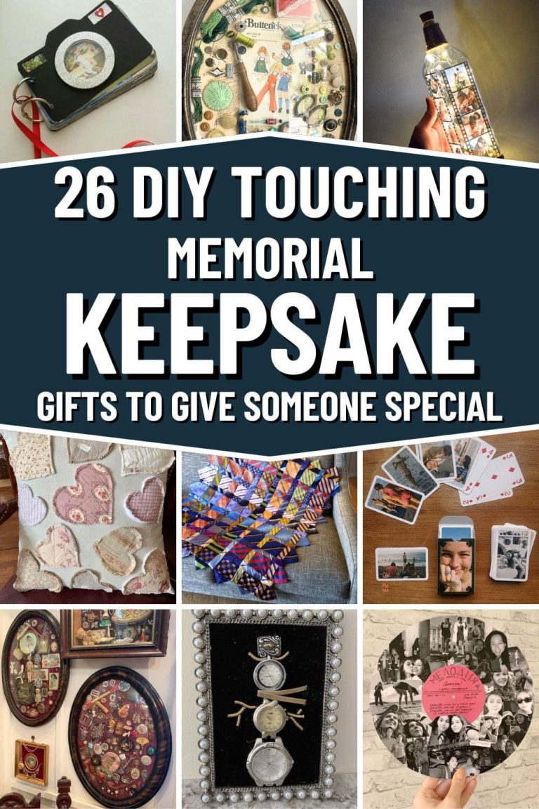 26 Touching DIY Memorial Keepsake Gifts to Remember Someone Special