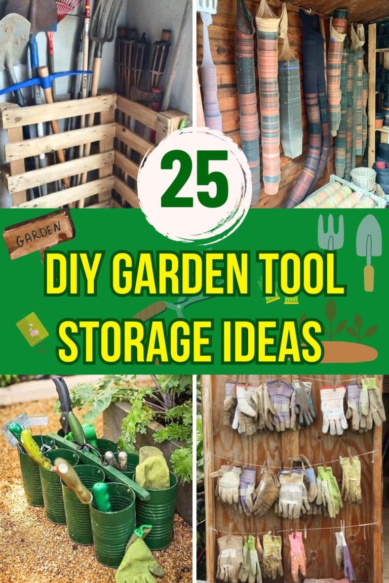 25 Clever DIY Garden Tool Storage Ideas That Keep Everything Neat and Handy