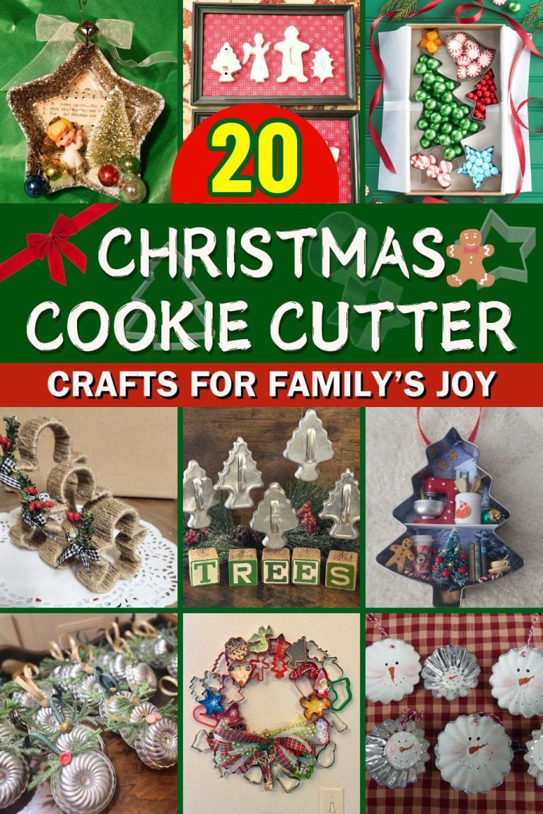 20 Easy and Delightful Cookie Cutter Crafts for Christmas Decor & Gifts