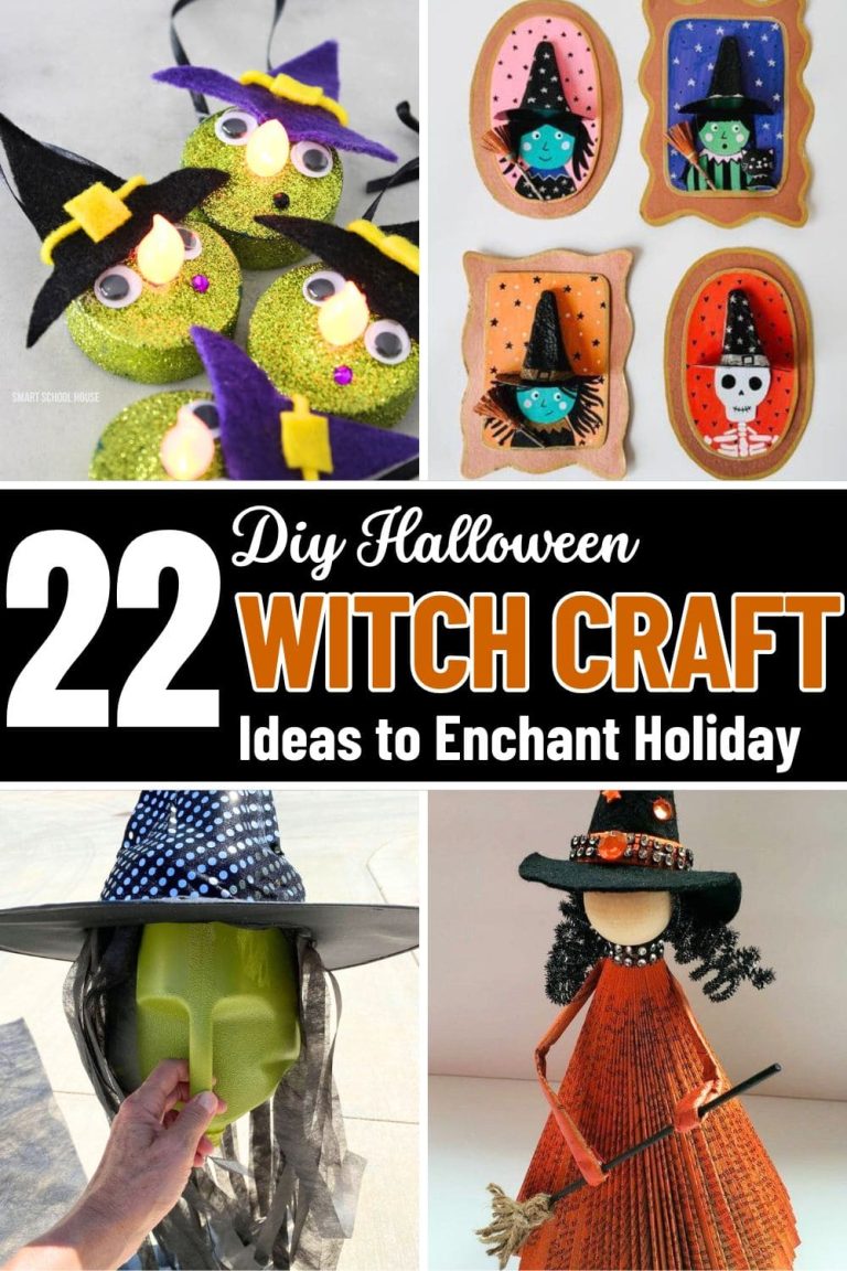 22 Wickedly Fun DIY Witch Crafts to Enchant Your Halloween