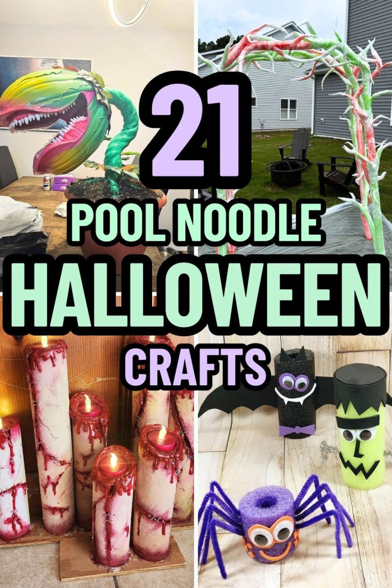 21 Genius Halloween DIYs That Turn Pool Noodles Into Haunted Magic