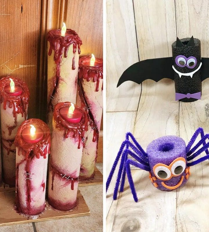 21 Genius Halloween DIYs That Turn Pool Noodles Into Haunted Magic