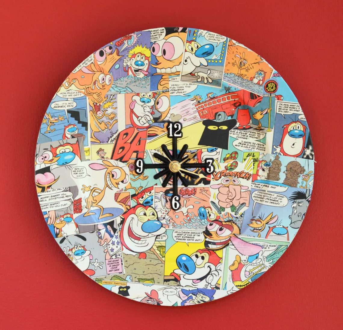 Step-by-step Guide to Making A Comic Book Wall Clock