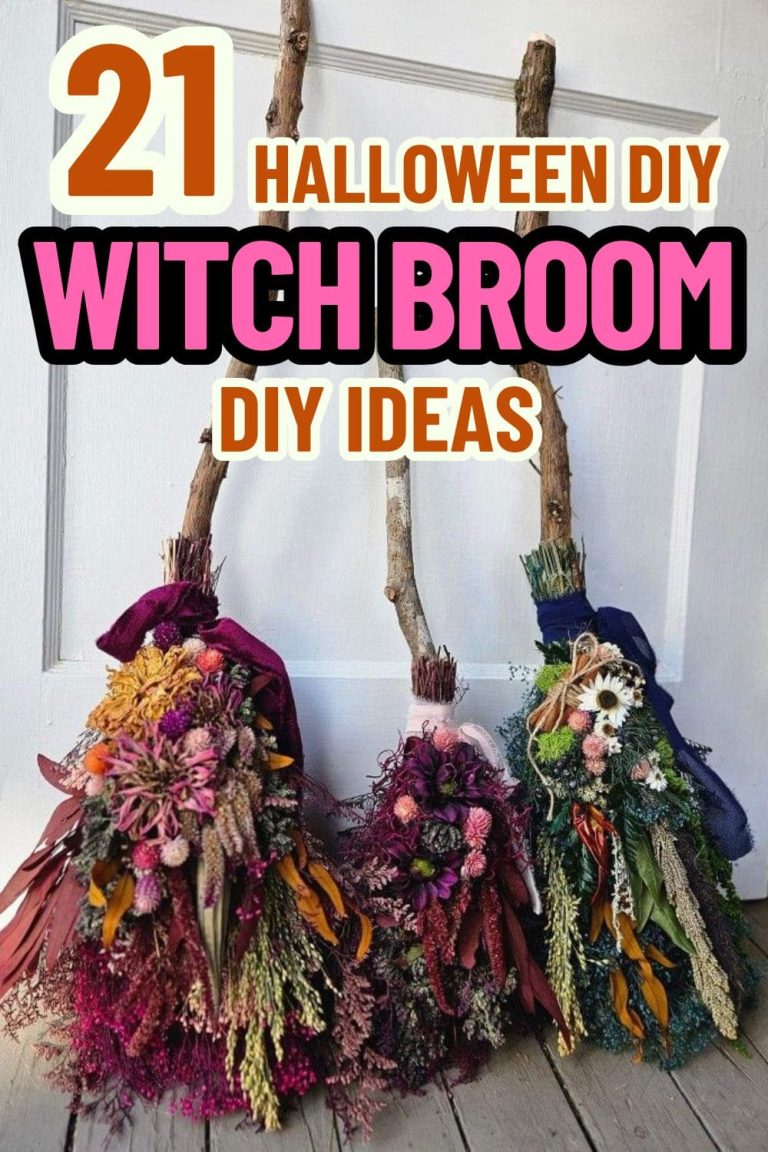 20+ Unique DIY Witch Broom Ideas to Elevate Your Halloween Style