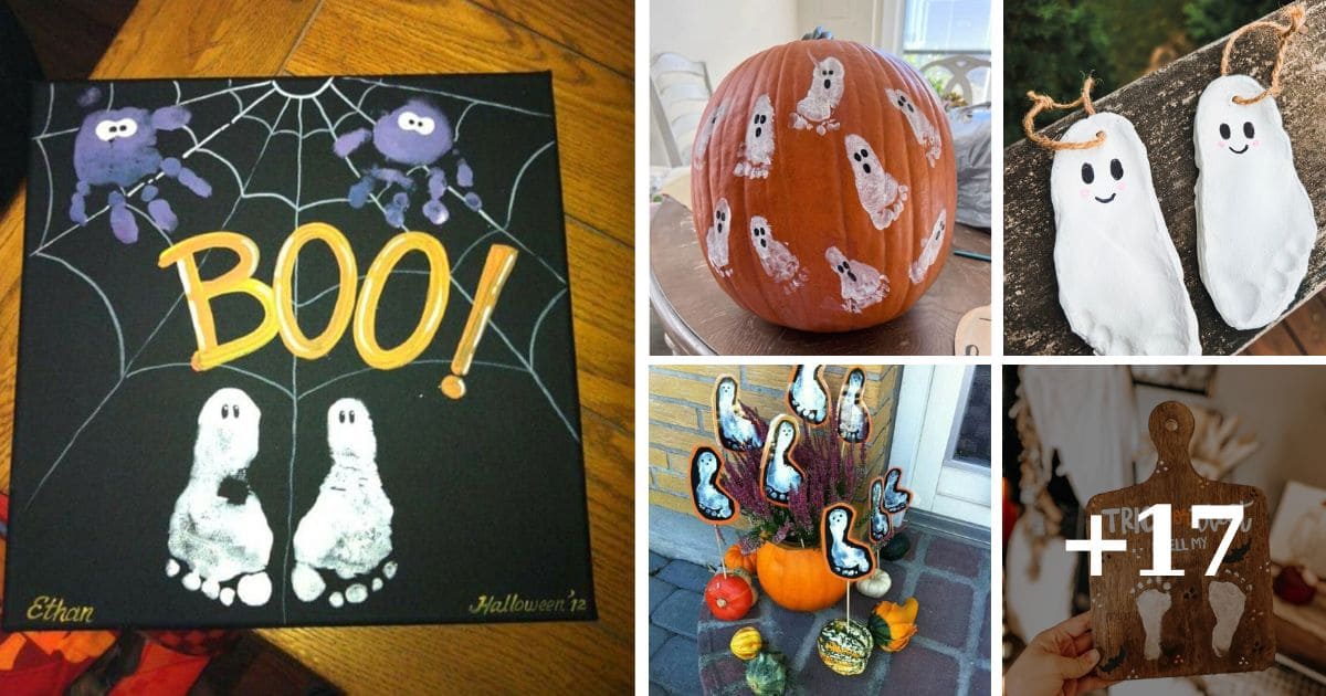 20+ Adorable Halloween Footprint Crafts You’ll Want to Keep Forever