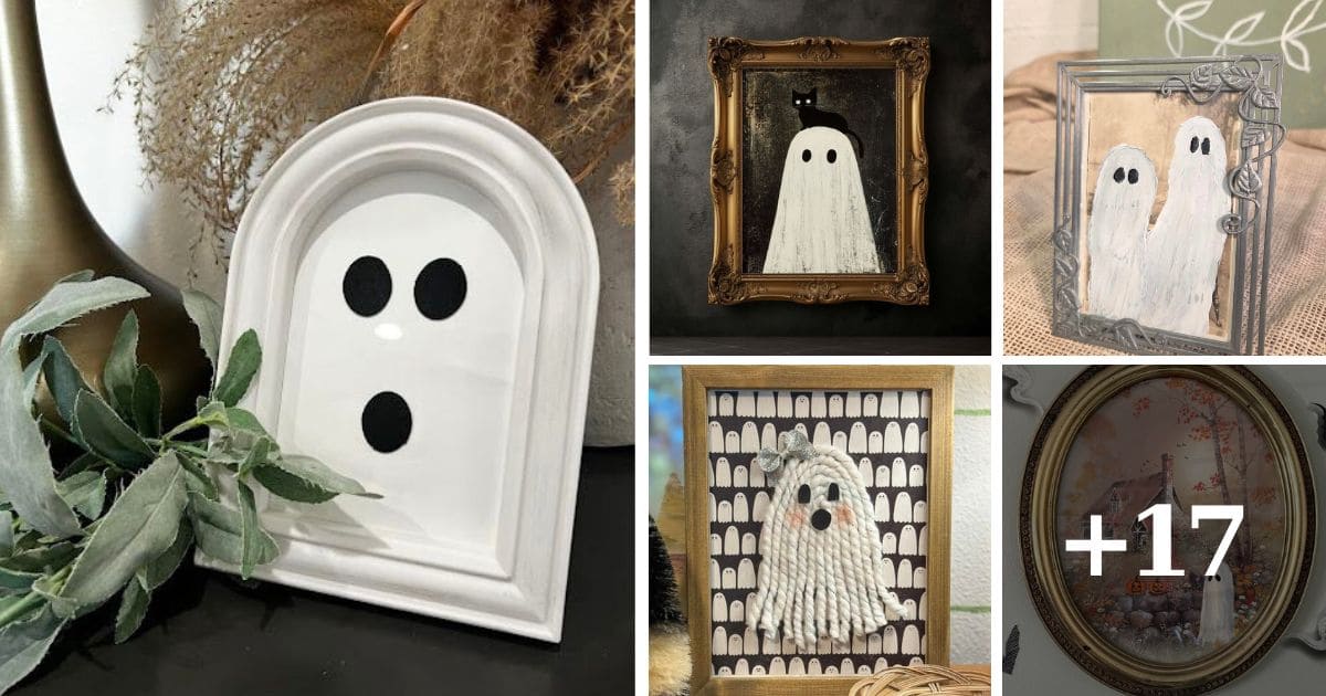 21 Charming Framed Ghost Ideas to Haunt Your Halloween Wall
