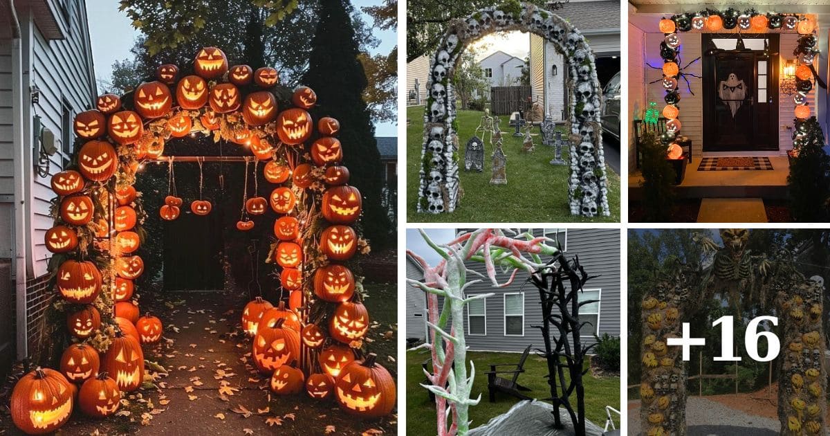 20 Hauntingly Cool DIY Halloween Archway Ideas for a Spine-Tingling Welcome
