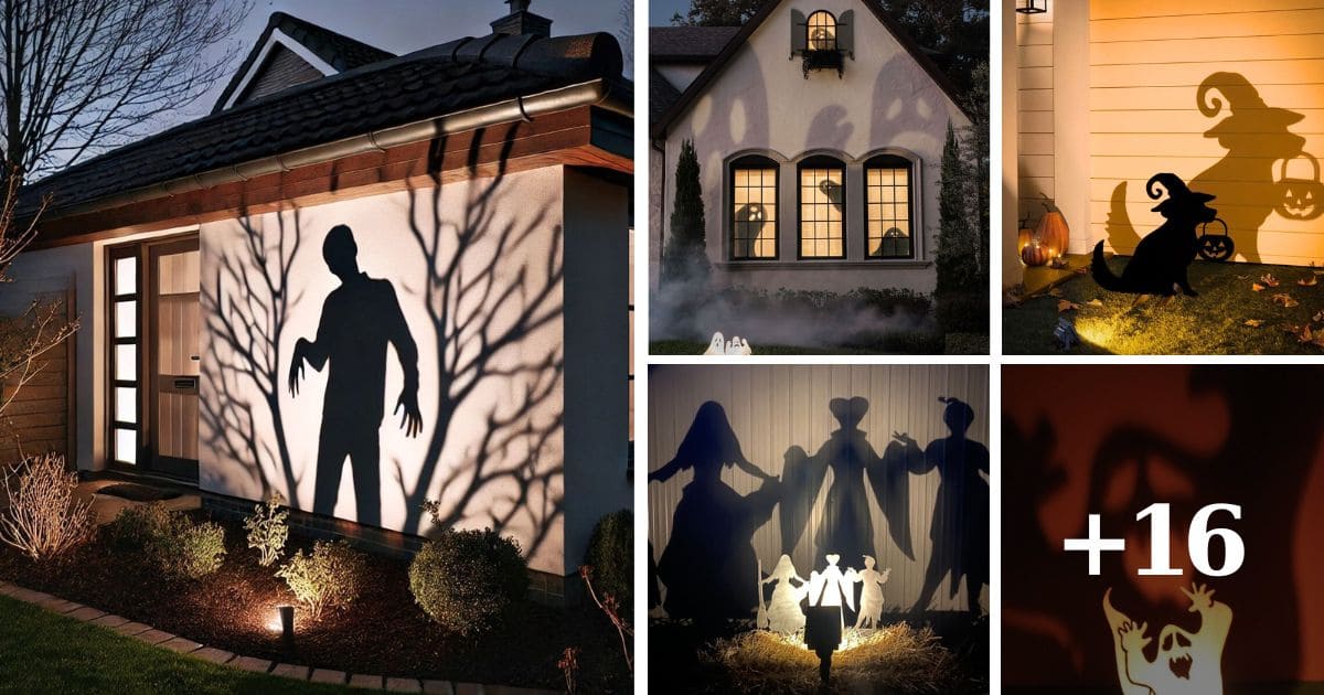 20 Halloween Shadow Silhouette Decorations That Wow After Dark