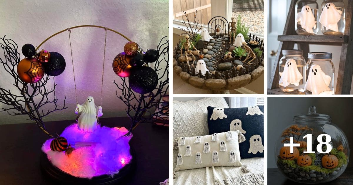 22 DIY Halloween Ghost Decor Ideas to Haunt Every Corner of Your Home