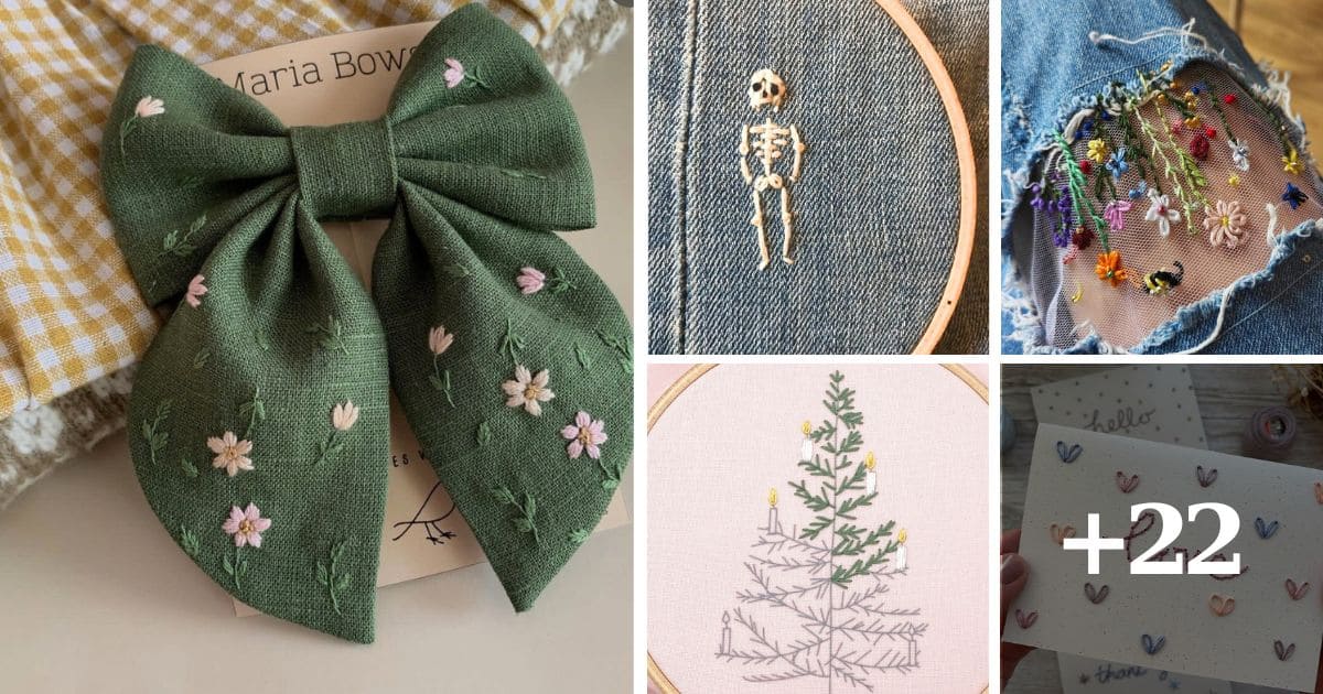 26 Breathtaking Hand Embroidery Ideas to Inspire Your Next Stitch