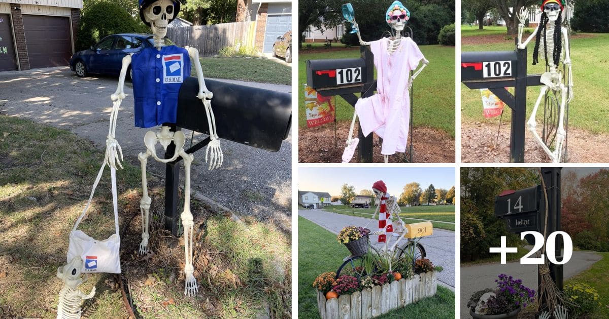 24 Halloween Mailbox Decorating Ideas That Will Wow Your Neighbors