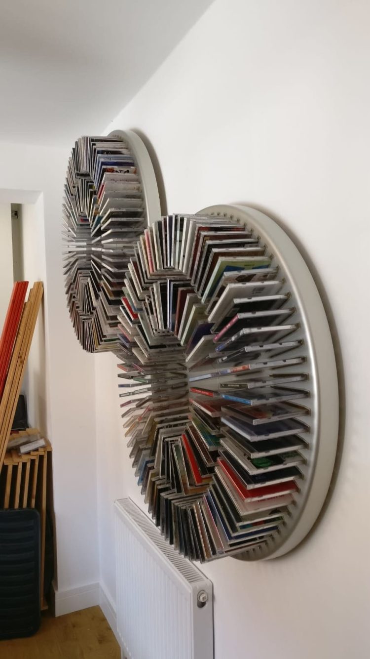 Guide to Turning Old CDs Into Modern Wall Art Storage