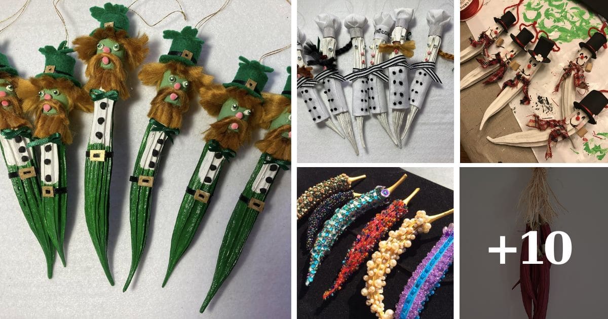 14 Amazing Crafts You Can Make with Dried Okra
