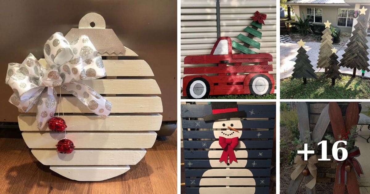 20 DIY Pallet Christmas Projects Full of Rustic Holiday Charm