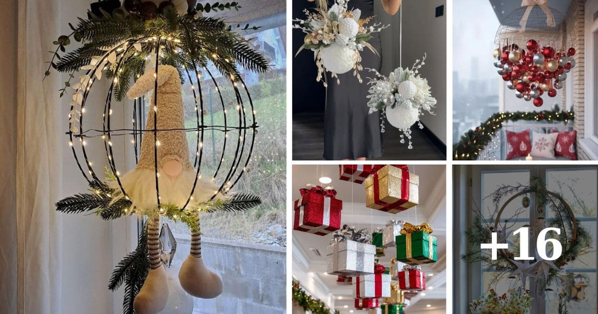 20 Eye-Catching Hanging Christmas Decorations for a Cozy Home