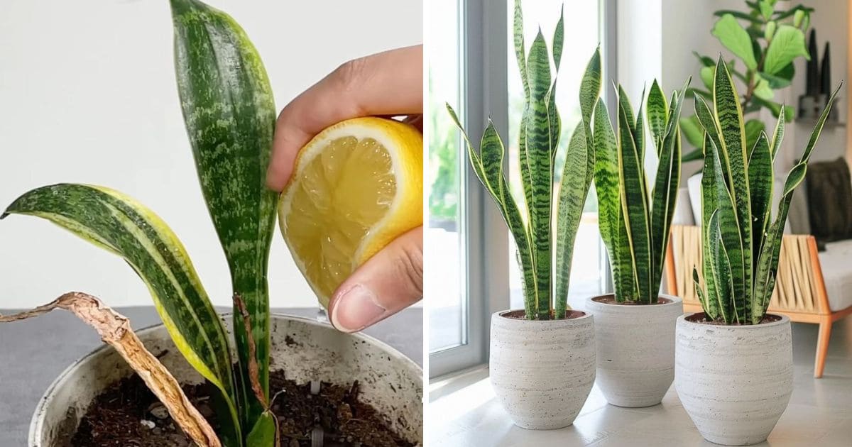 Why Gardeners Use Lemon Juice on Snake Plants