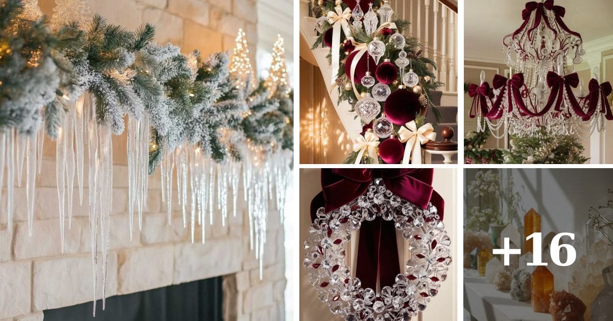 19 Crystal Christmas Decor Ideas That Bring Luxury and Shine