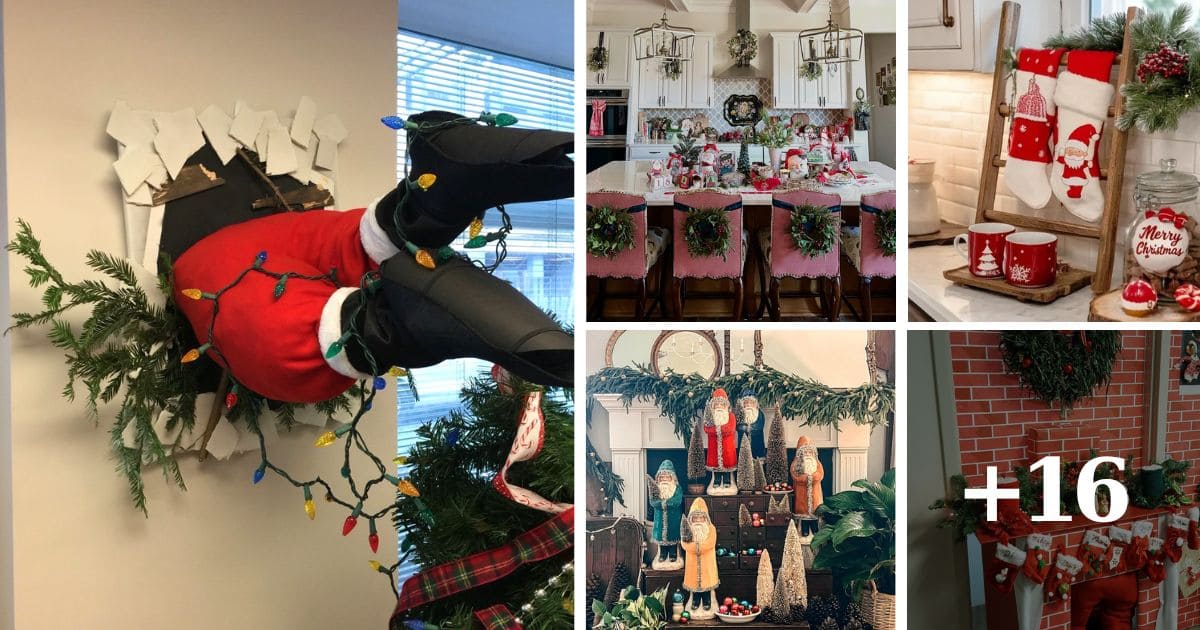 20 Santa Christmas Decor Ideas for a Jolly Holiday Home