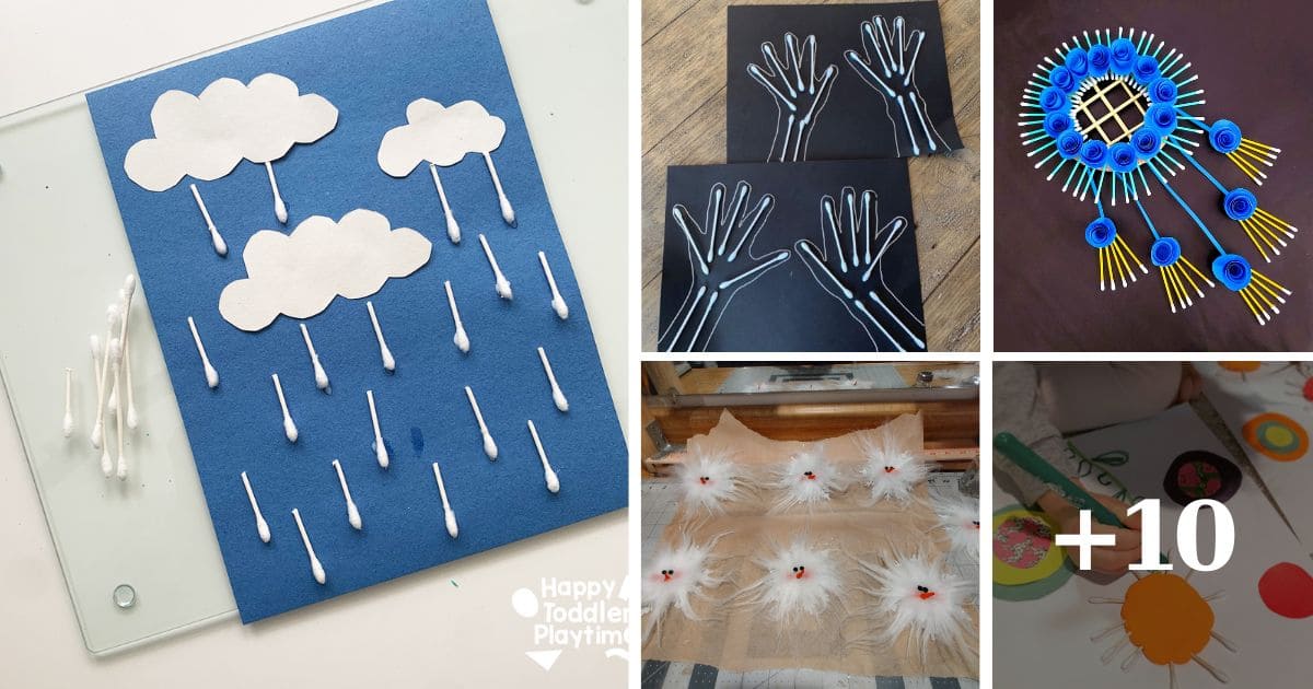 16 Easy and Fun Q-Tip Crafts to Try at Home