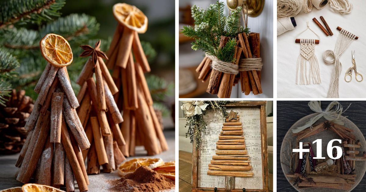 15+ Creative Cinnamon Stick Crafts That Smell Like Christmas
