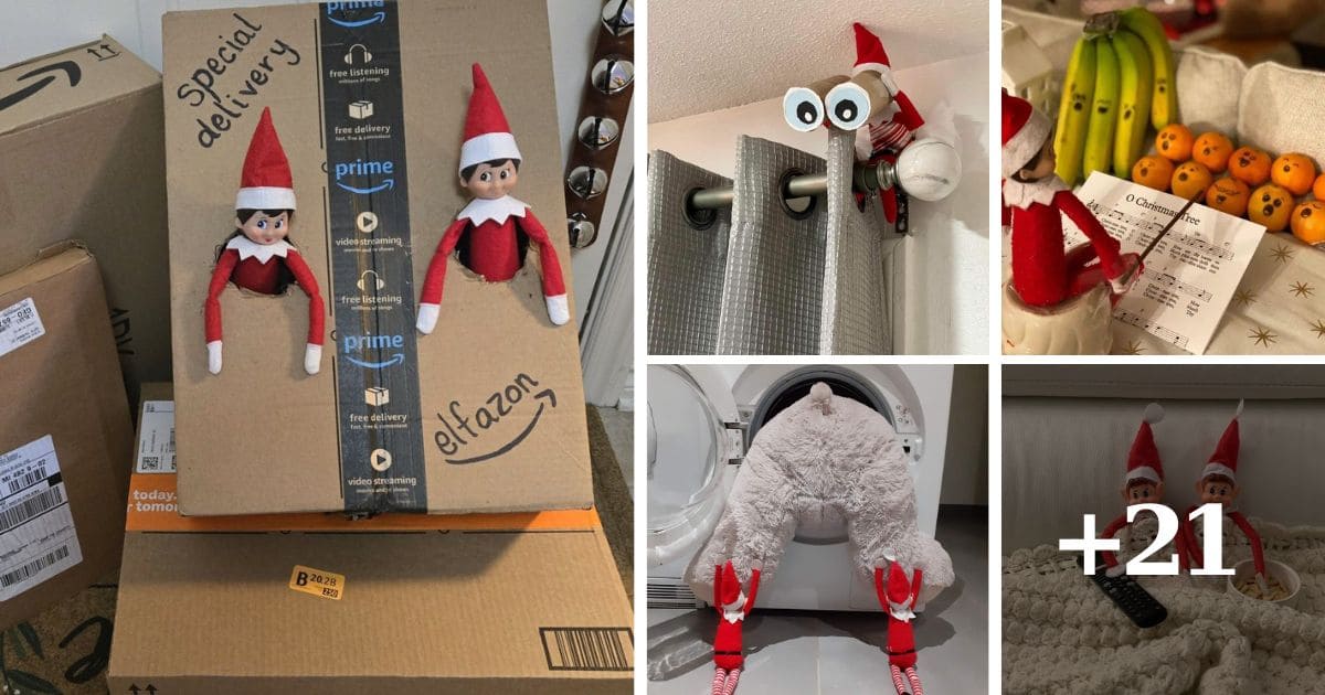 25 Hilarious Elf on the Shelf Ideas Crack Up the Whole Family