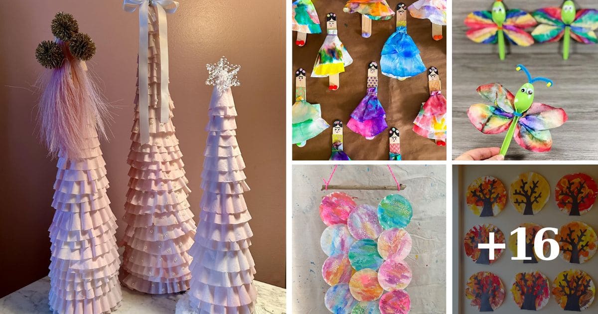 20 Coffee Filter Craft Ideas That Look Surprisingly Gorgeous