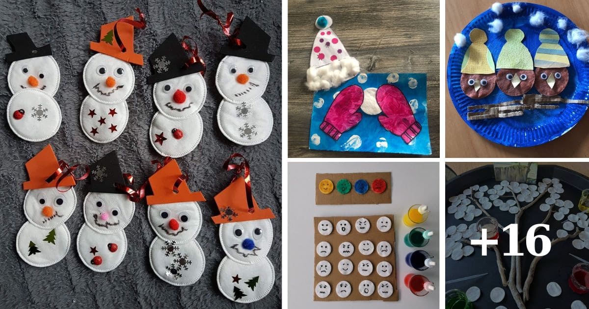 20 Genius Cotton Pad Crafts You’ll Want to Try With Kids