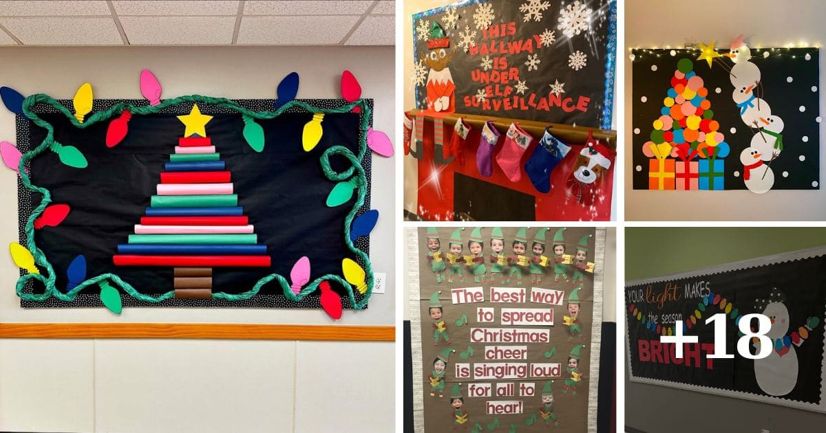 22 Cheerful Christmas Bulletin Board Displays for School and Beyond