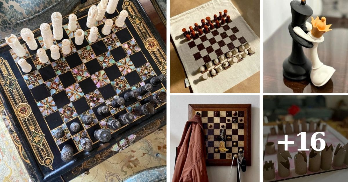 20 Creative DIY Projects Inspired by Chess Boards