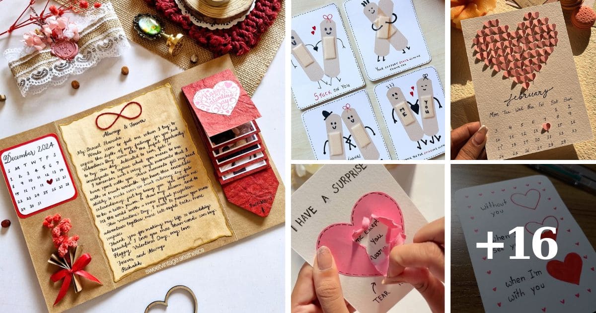 20 Handmade Valentine’s Card Ideas That Make Your Love Note Unforgettable