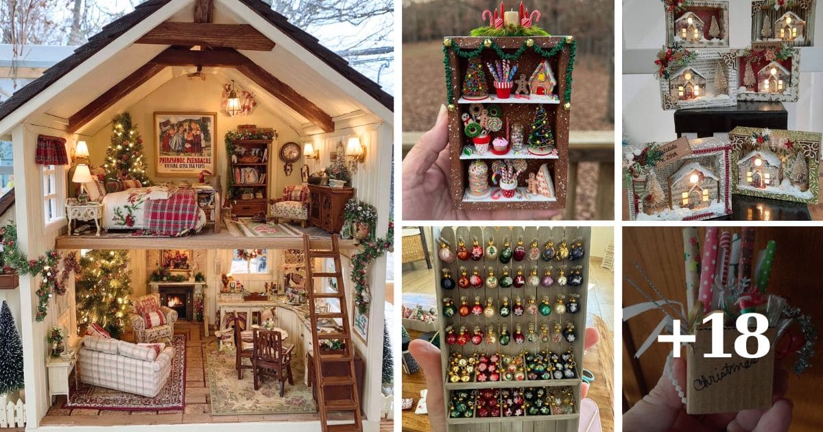 22 Christmas Miniature Ideas to Create Your Own Magical Small World